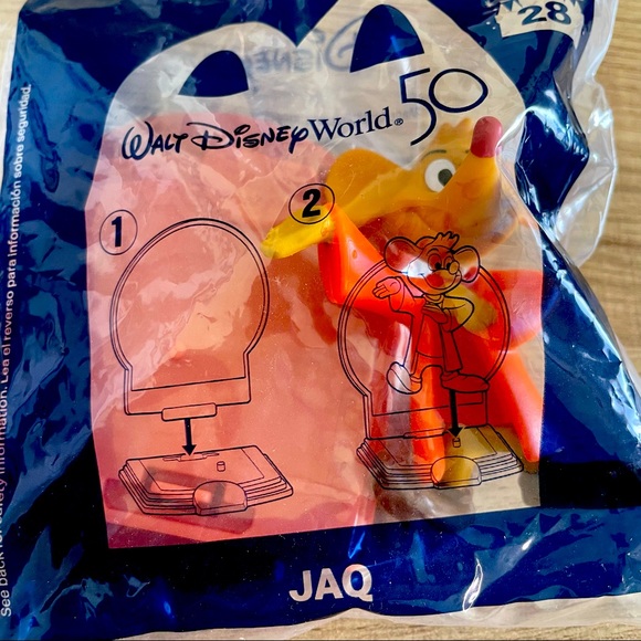 Disney | Toys | Jaq Walt Disney World 5th Anniversary Mcdonalds Happy ...
